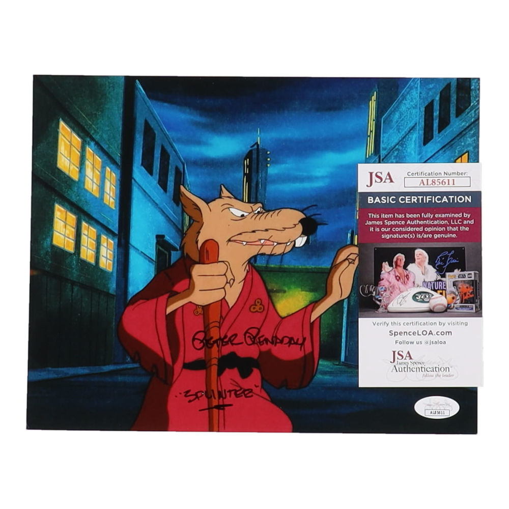 Peter Renaday Signed "Teenage Mutant Ninja Turtles" 8x10 Photo ...