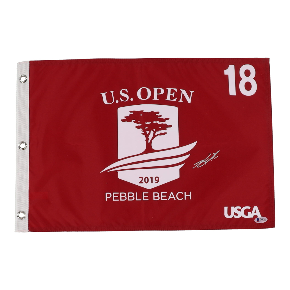 Kevin Nash Signed 2019 U.S. Open Golf Pin Flag (Beckett) | Pristine Auction