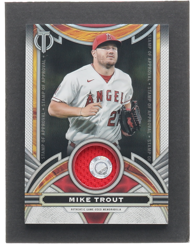 Mike Trout 2023 Topps Tribute Stamp Of Approval Relics #SOAMT #017/199 ...