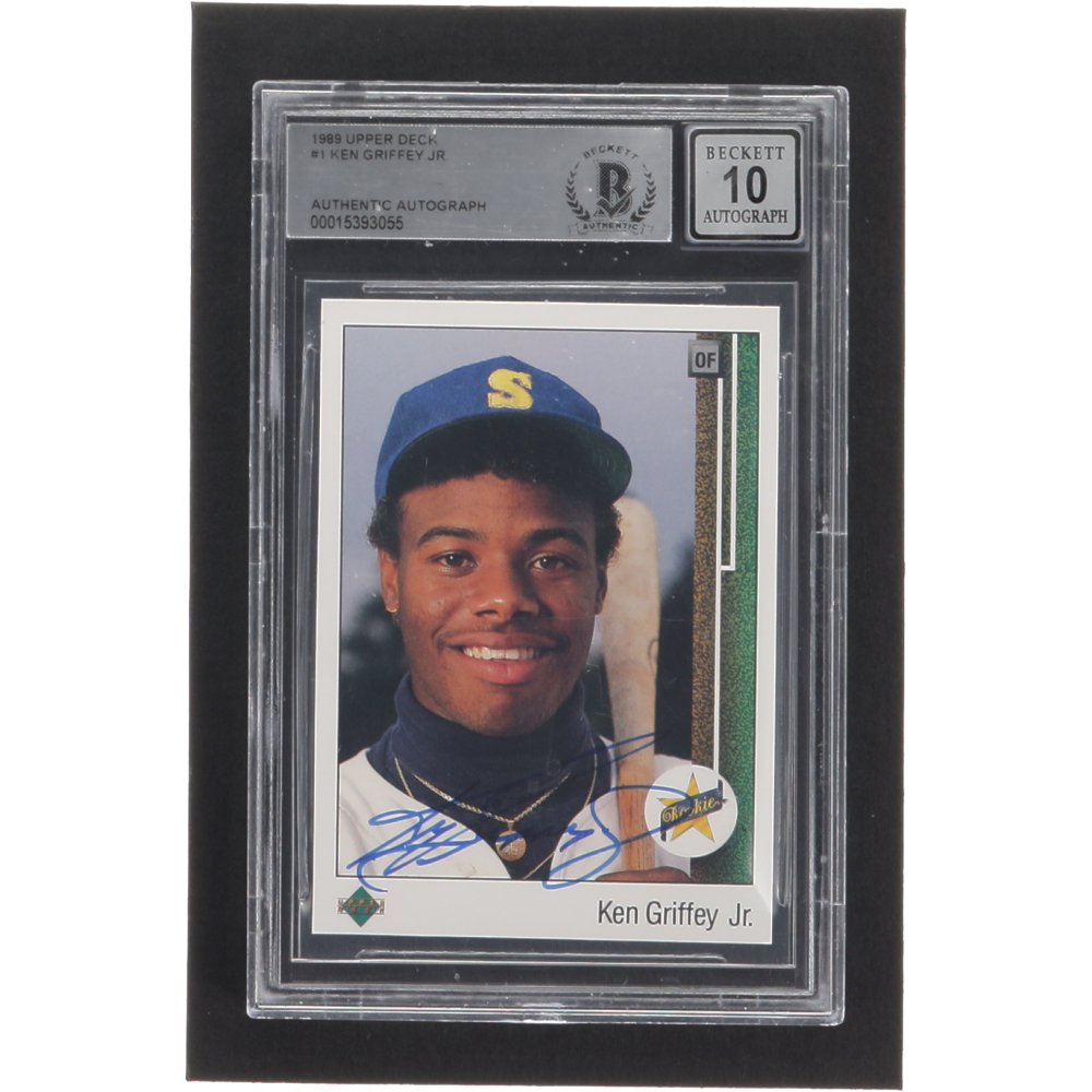 Ken Griffey Jr. Signed 1989 Upper Deck #1 RC (BGS | Autograph Graded ...