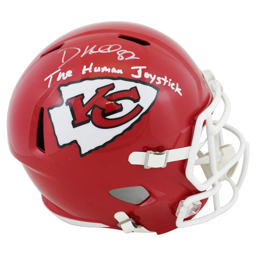 Dante Hall Signed Chiefs Full-Size Speed Helmet Inscribed "The Human ...