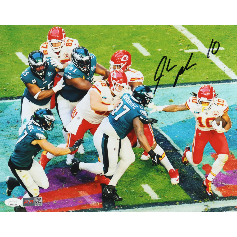 Isiah Pacheco Signed Chiefs 11x14 Photo (JSA) | Pristine Auction