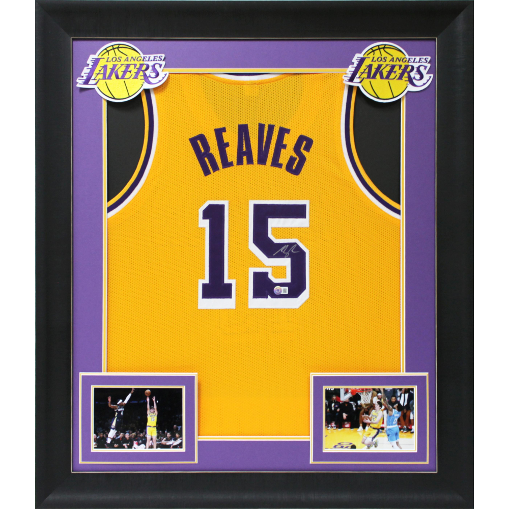 Austin Reaves Signed Custom Framed Jersey (Beckett) | Pristine Auction