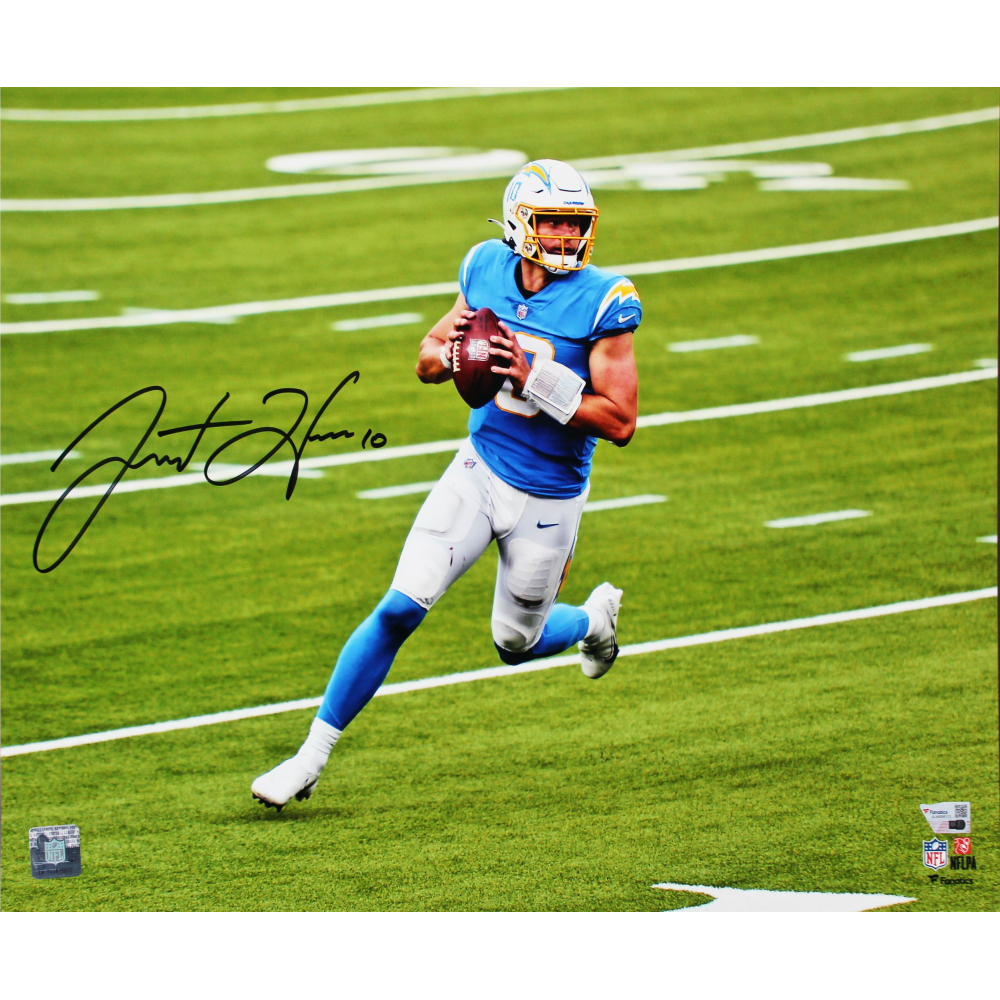Justin Herbert Signed Chargers 16x20 Photo (Fanatics) | Pristine Auction