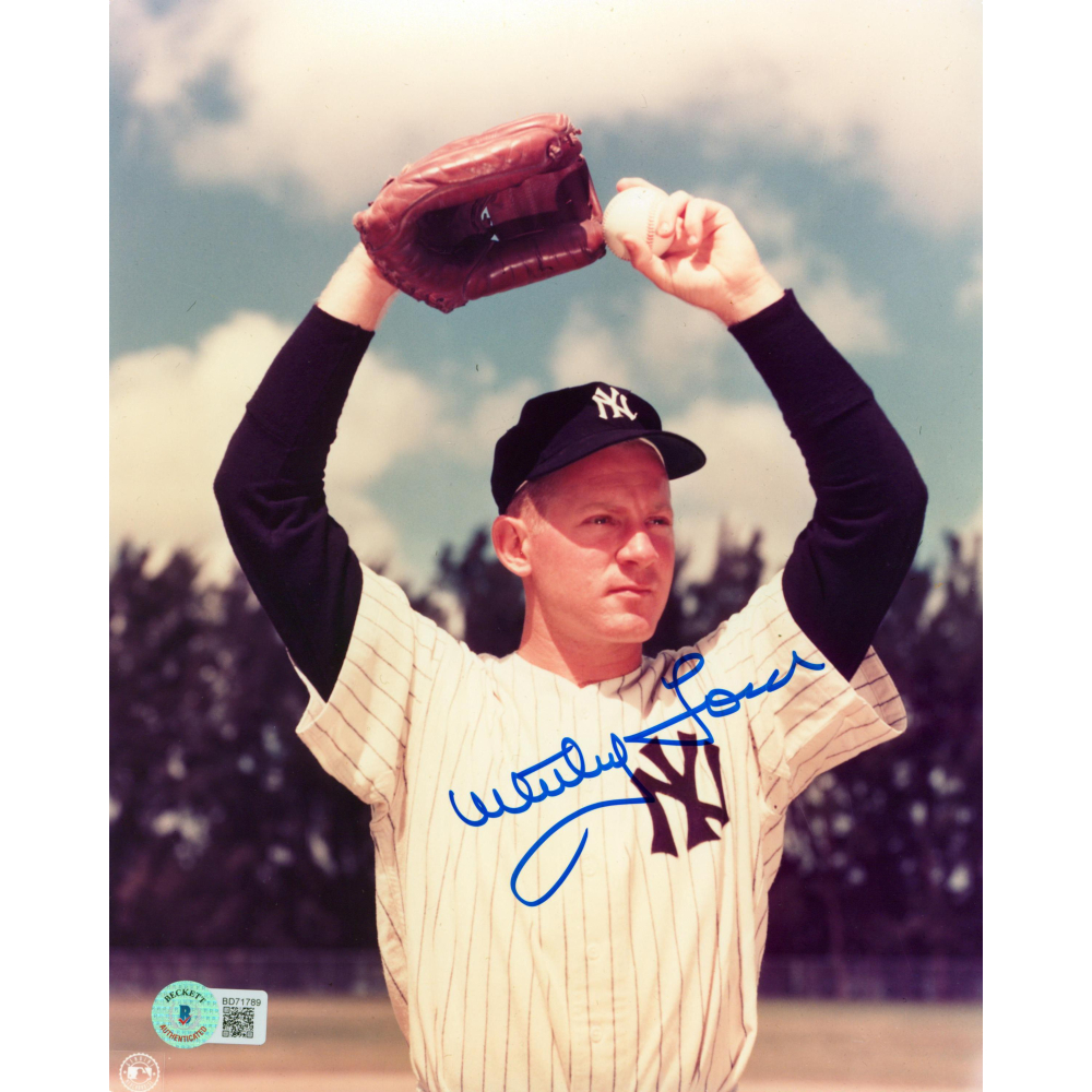 Whitey Ford Signed Yankees 8x10 Photo (Beckett) | Pristine Auction