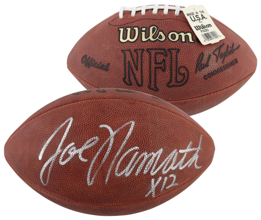 Joe Namath Signed NFL Football (Beckett) | Pristine Auction