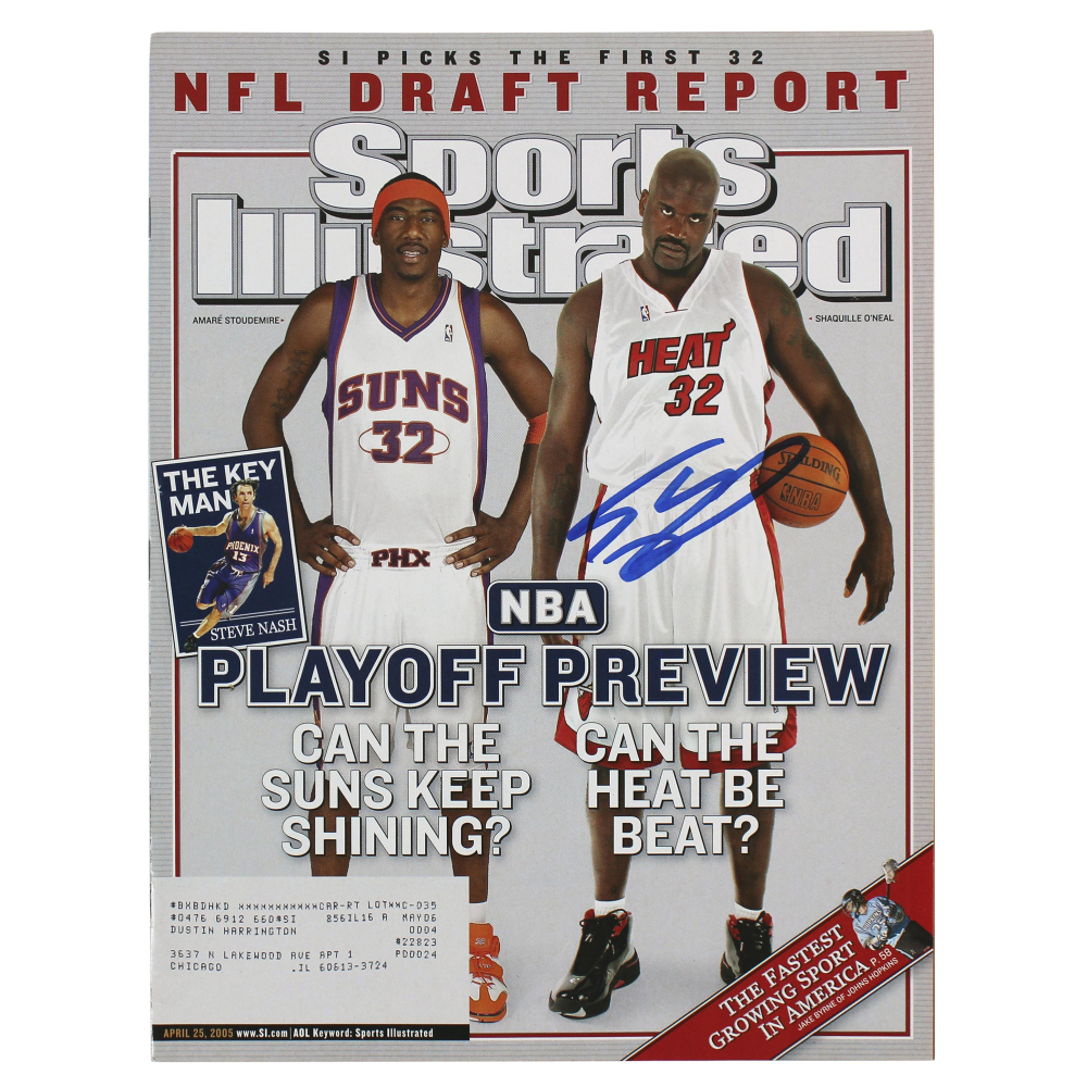 Shaquille O'Neal Signed 2005 Sports Illustrated Magazine (Beckett ...