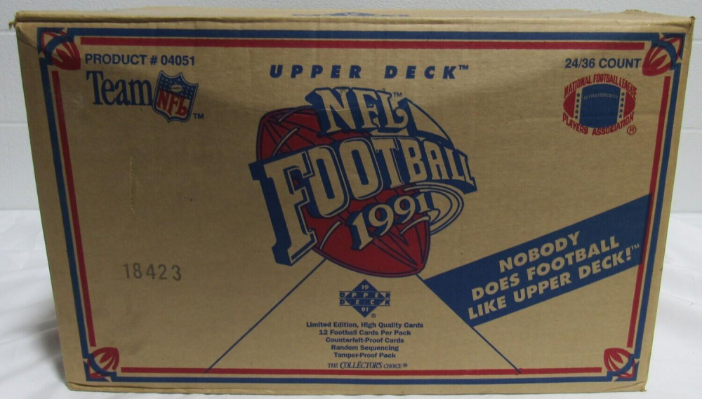 1991 Upper Deck Football Case with (24) Boxes | Pristine Auction