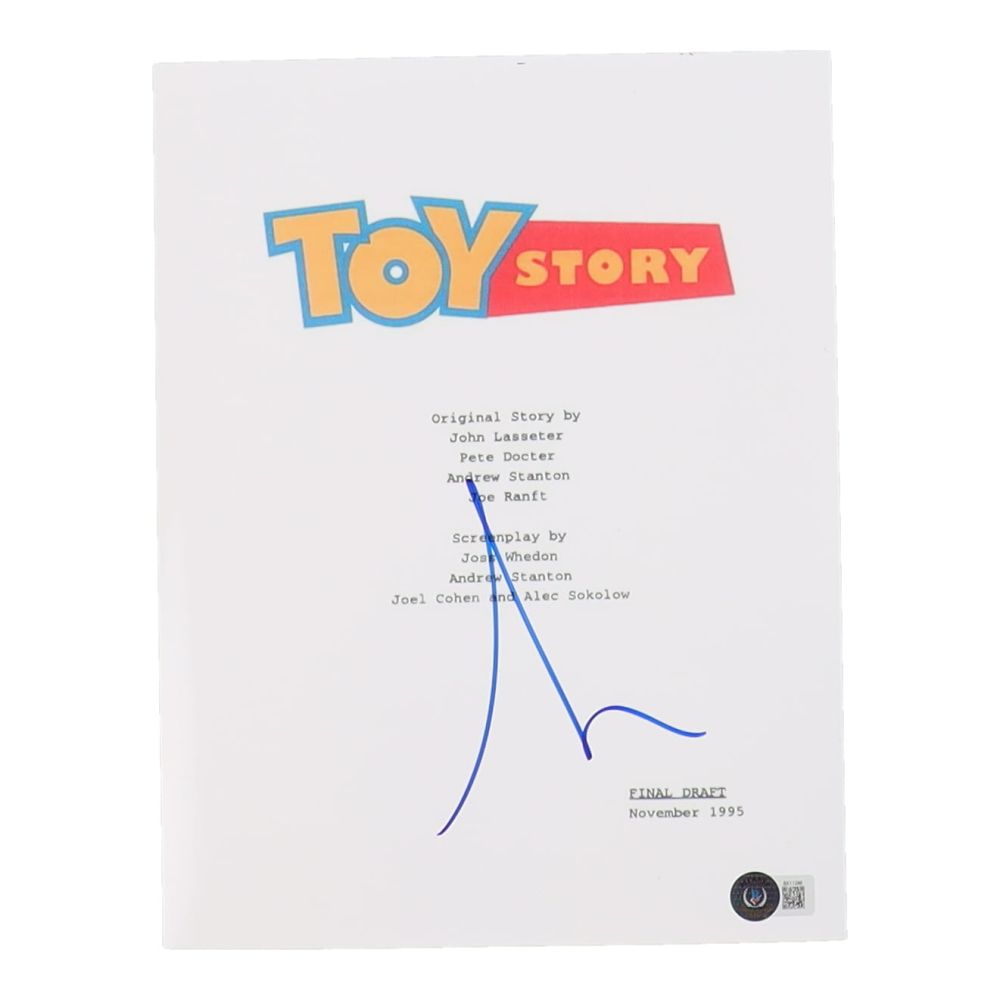 Tim Allen Signed "Toy Story" 8x10 Script Cover (Beckett) | Pristine Auction