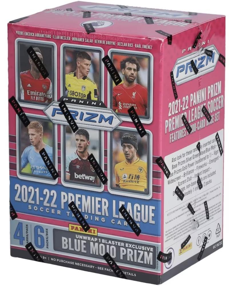 2021-22 Panini Prizm Premier League Soccer Blaster Box with (6) Packs | Pristine Auction