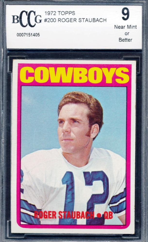 Roger Staubach 1972 Topps #200 RC (BCCG 9) | Pristine Auction