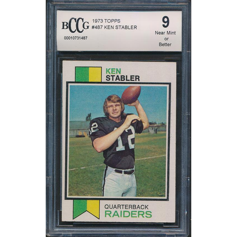Ken Stabler 1973 Topps #487 RC (BCCG 9) | Pristine Auction