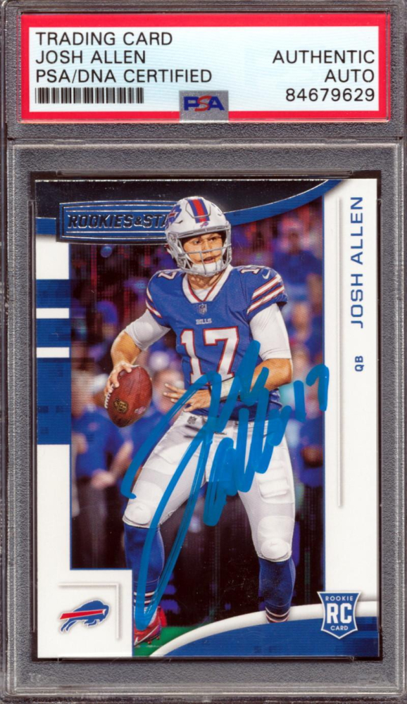 Josh Allen Signed 2018 Rookies and Stars #105 RC (PSA) | Pristine Auction