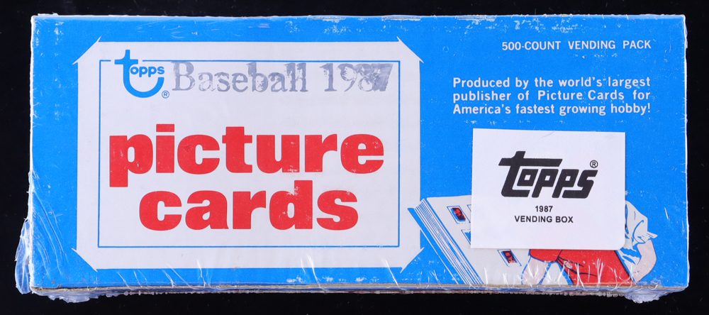 1987 Topps Baseball Series 1 Vending Box With (500) Cards | Pristine ...