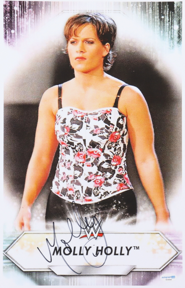 WWE Molly Holly Signed 11x17 WWE Photo (ACOA) | Pristine Auction