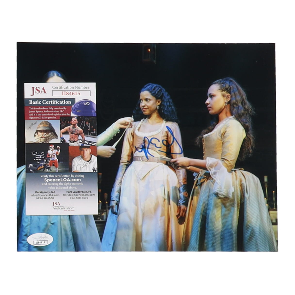 Renee Elise Goldsberry Signed "Hamilton" 8x10 Photo (JSA) | Pristine ...