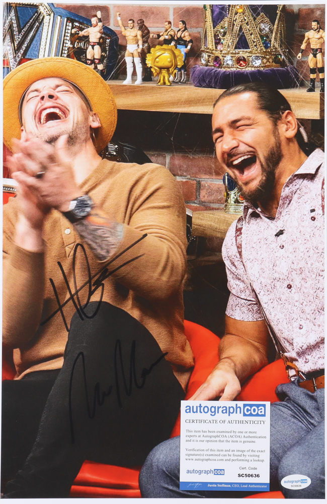 WWE Baron "Happy" Corbin and Madcap Moss Signed 11x17 WWE Photo (ACOA ...