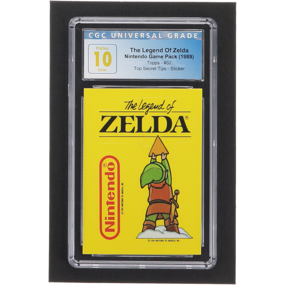 The Legend of Zelda 1989 Topps Nintendo #32 (CSG 10) | Pristine Auction