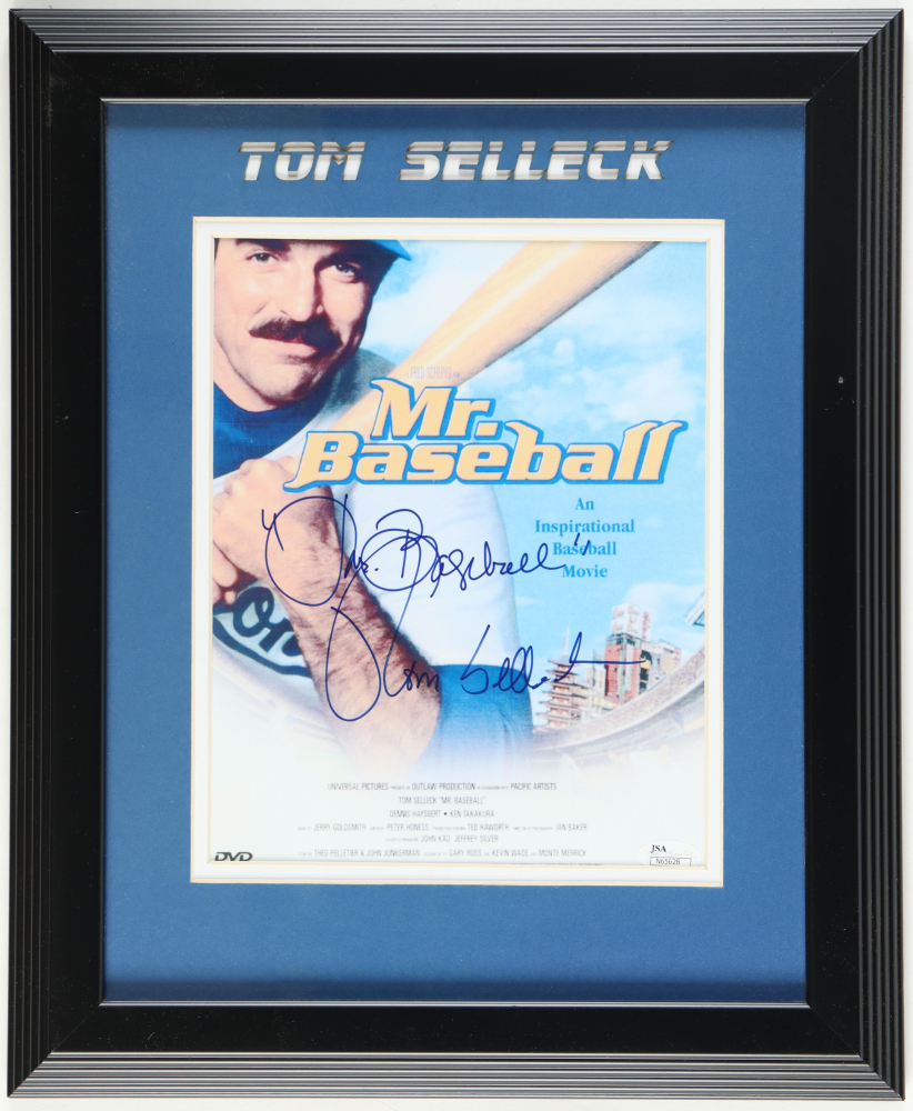 Tom Selleck Signed "Mr. Baseball" Custom Framed Photo Display Inscribed ...