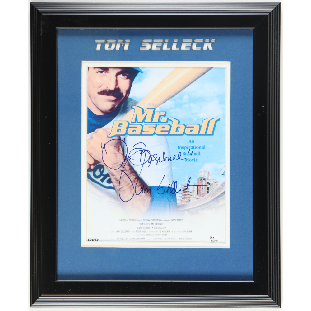 Tom Selleck Signed "Mr. Baseball" Custom Framed Photo Display Inscribed "Mr. Baseball" (JSA ...
