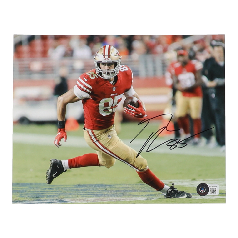 George Kittle Signed 49ers 8x10 Photo (Beckett) | Pristine Auction