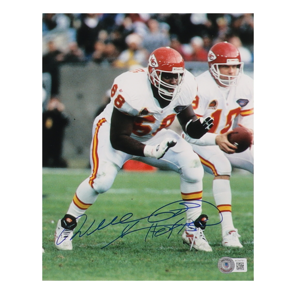 Will Shields Signed Chiefs 8x10 Photo Inscribed "HOF 15" (Beckett ...