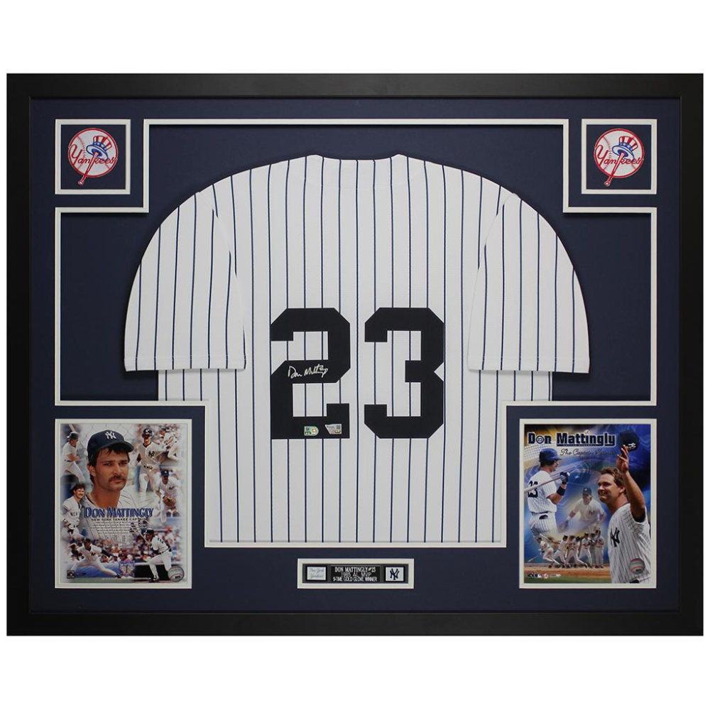 Don Mattingly Signed Custom Framed Jersey Display (MLB & Fanatics ...