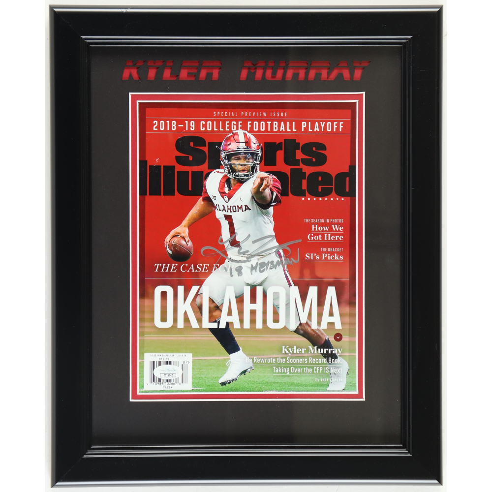Kyler Murray Signed "Sports Illustrated" Custom Framed Magazine Cover ...