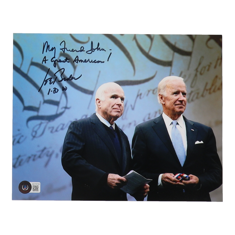 Joe Biden Signed 8x10 Photo Inscribed "My Friend John - A Great ...