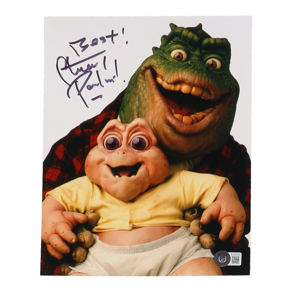 Stuart Pankin Signed "Dinosaurs" 8x10 Photo Inscribed "Best!" (Beckett ...