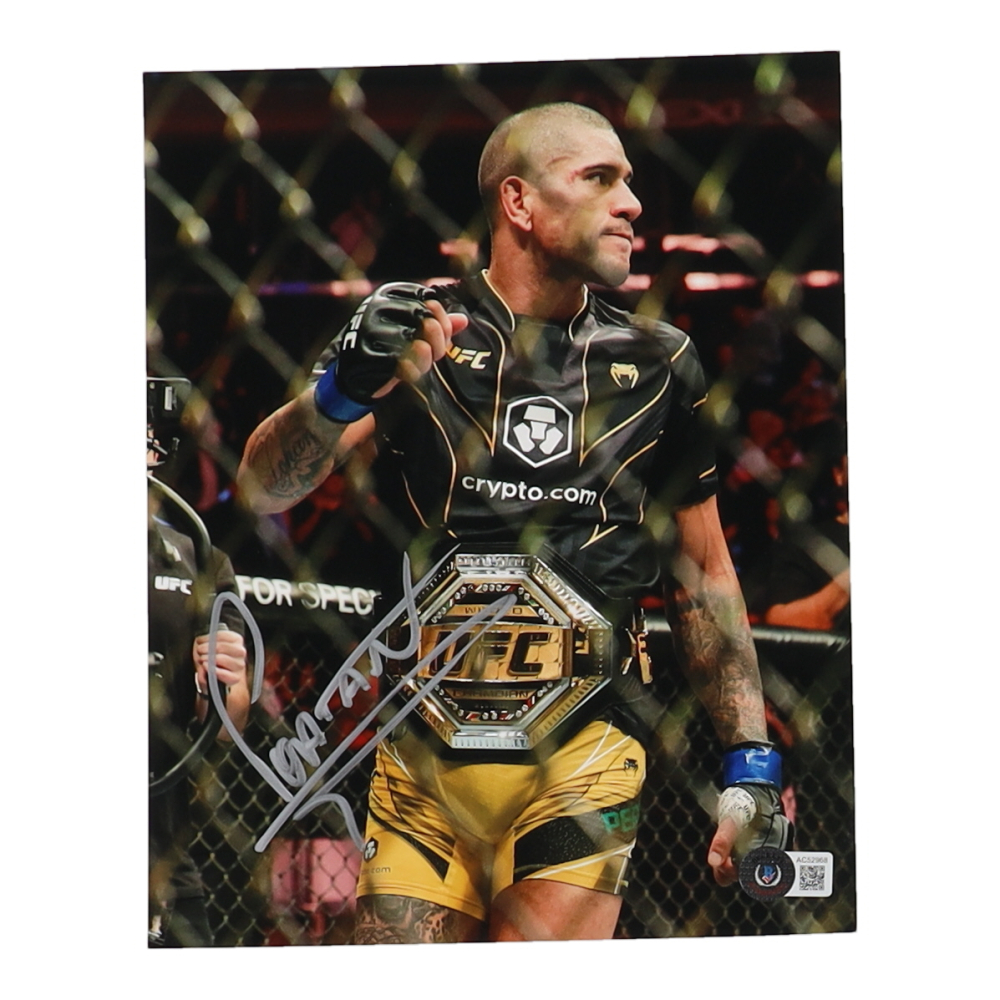 Alex Pereira Signed UFC 8x10 Photo (Beckett) | Pristine Auction