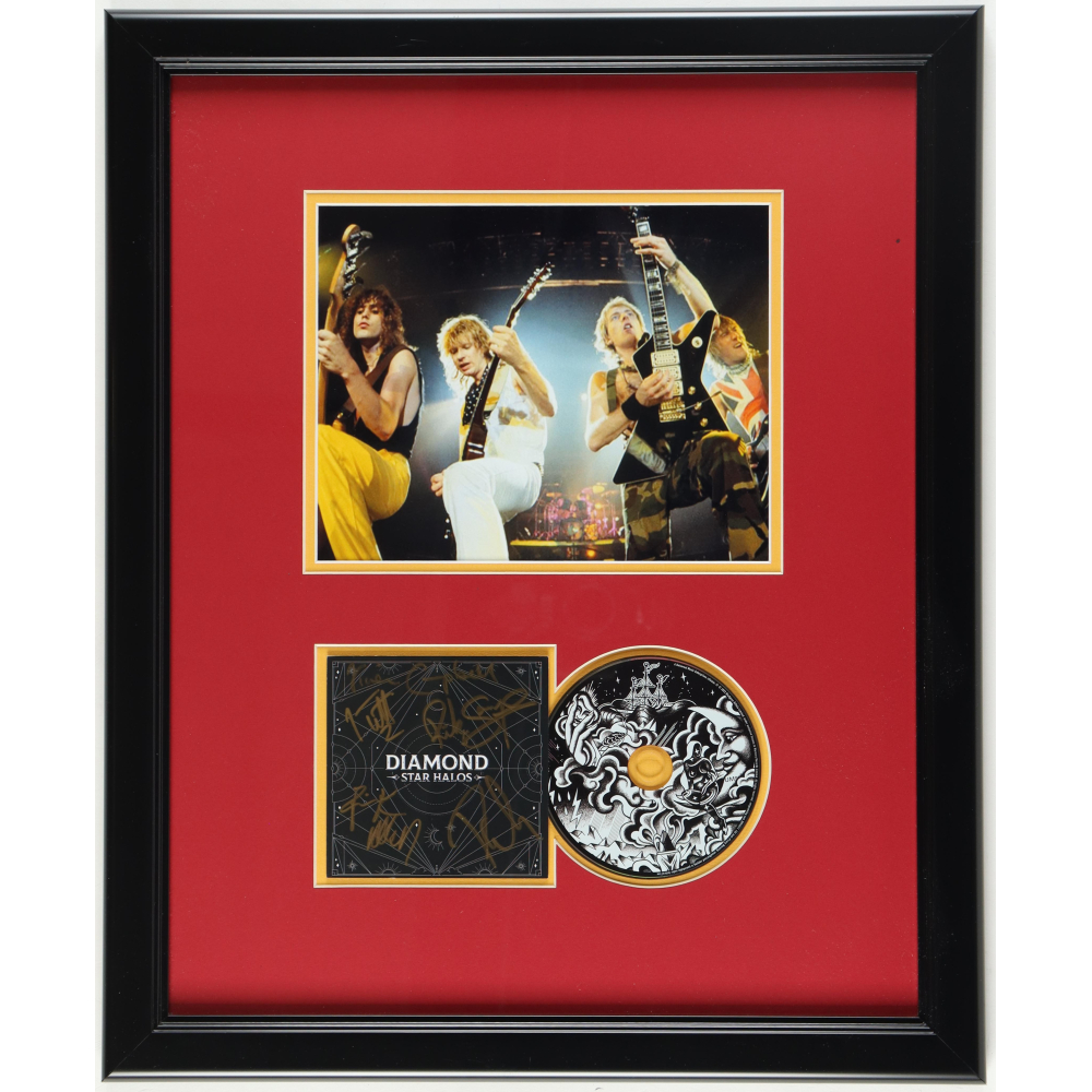 Def Leppard "Diamond Star Halos and Drastic Symphonies" Custom Framed ...