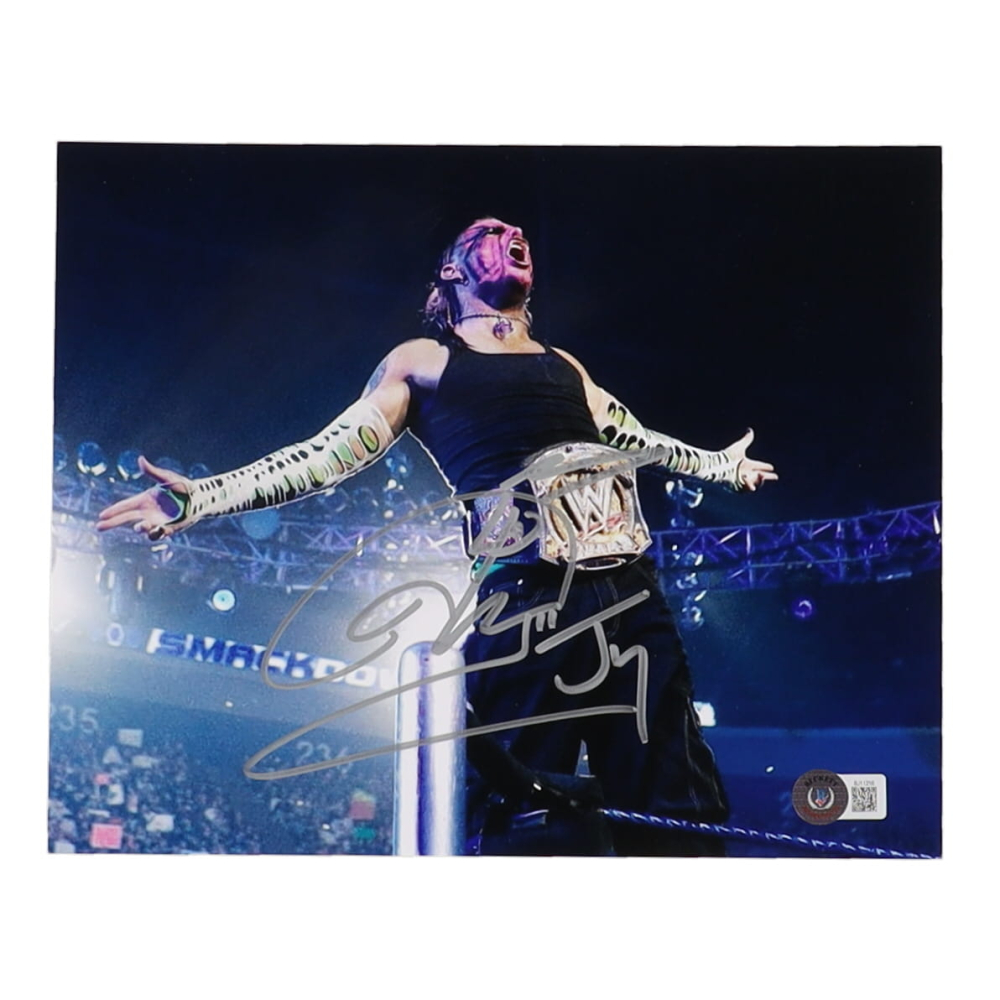 Jeff Hardy Signed WWE 8x10 Photo (Beckett) | Pristine Auction