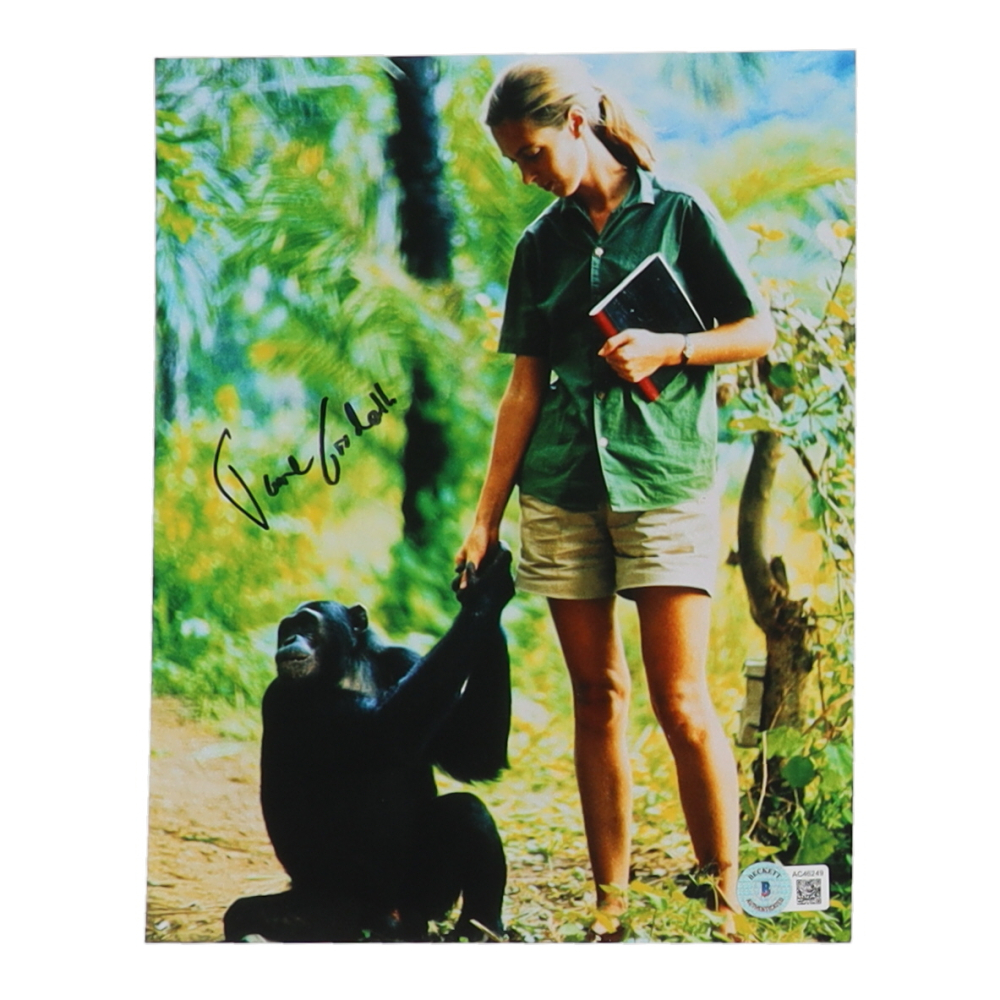 Jane Goodall Signed 8x10 Photo (Beckett) | Pristine Auction