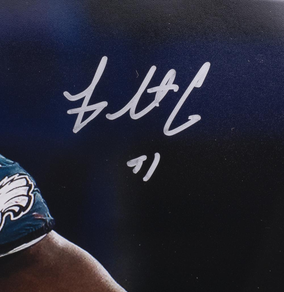 Fletcher Cox Signed Eagles Custom Framed Photo (Fanatics) | Pristine ...