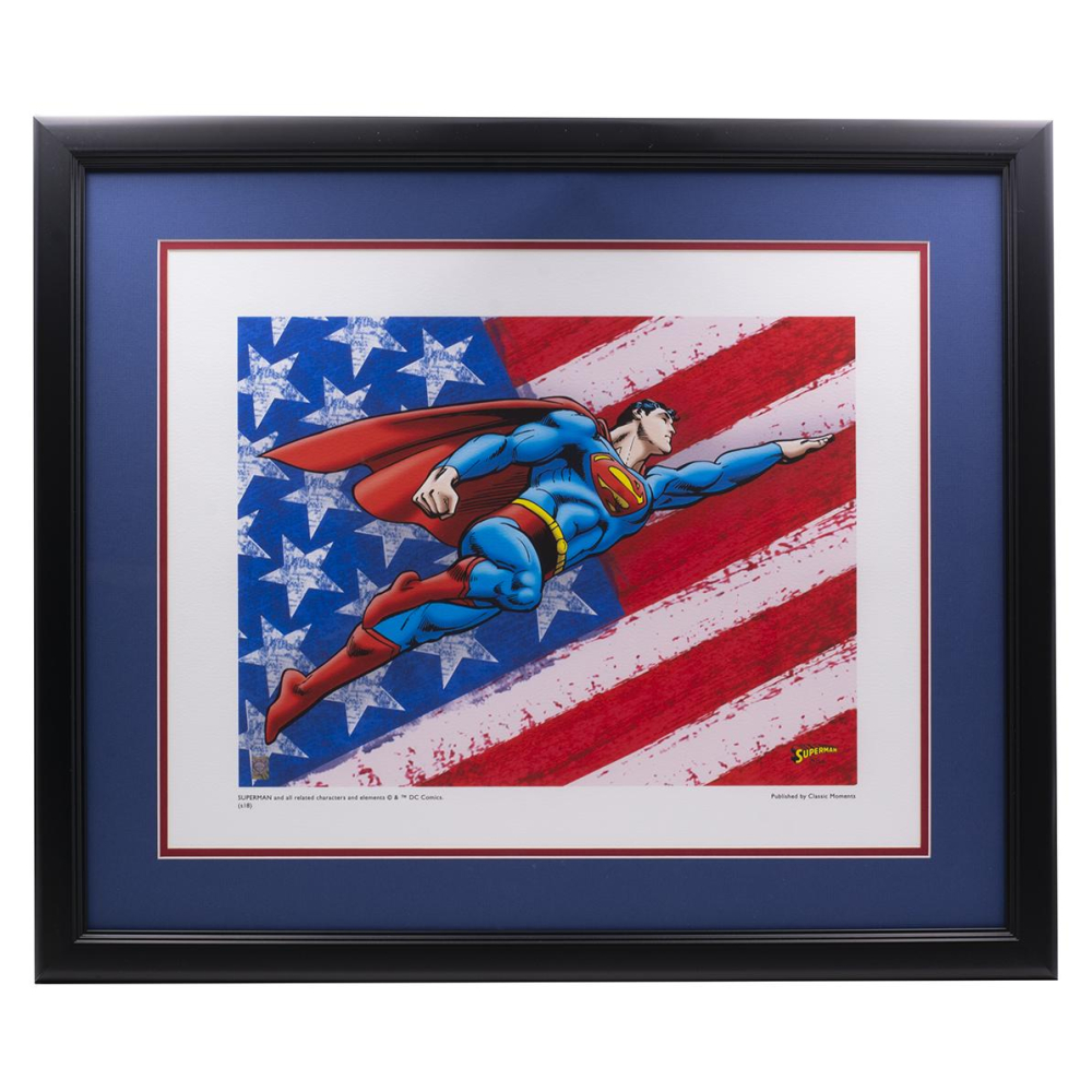 "Superman" LE Custom Framed Giclee Display | Pristine Auction