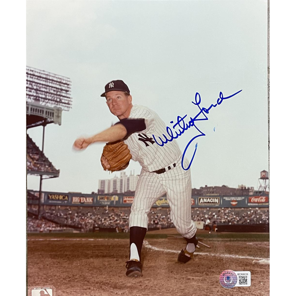 Whitey Ford Signed Yankees 8x10 Photo (Beckett) | Pristine Auction