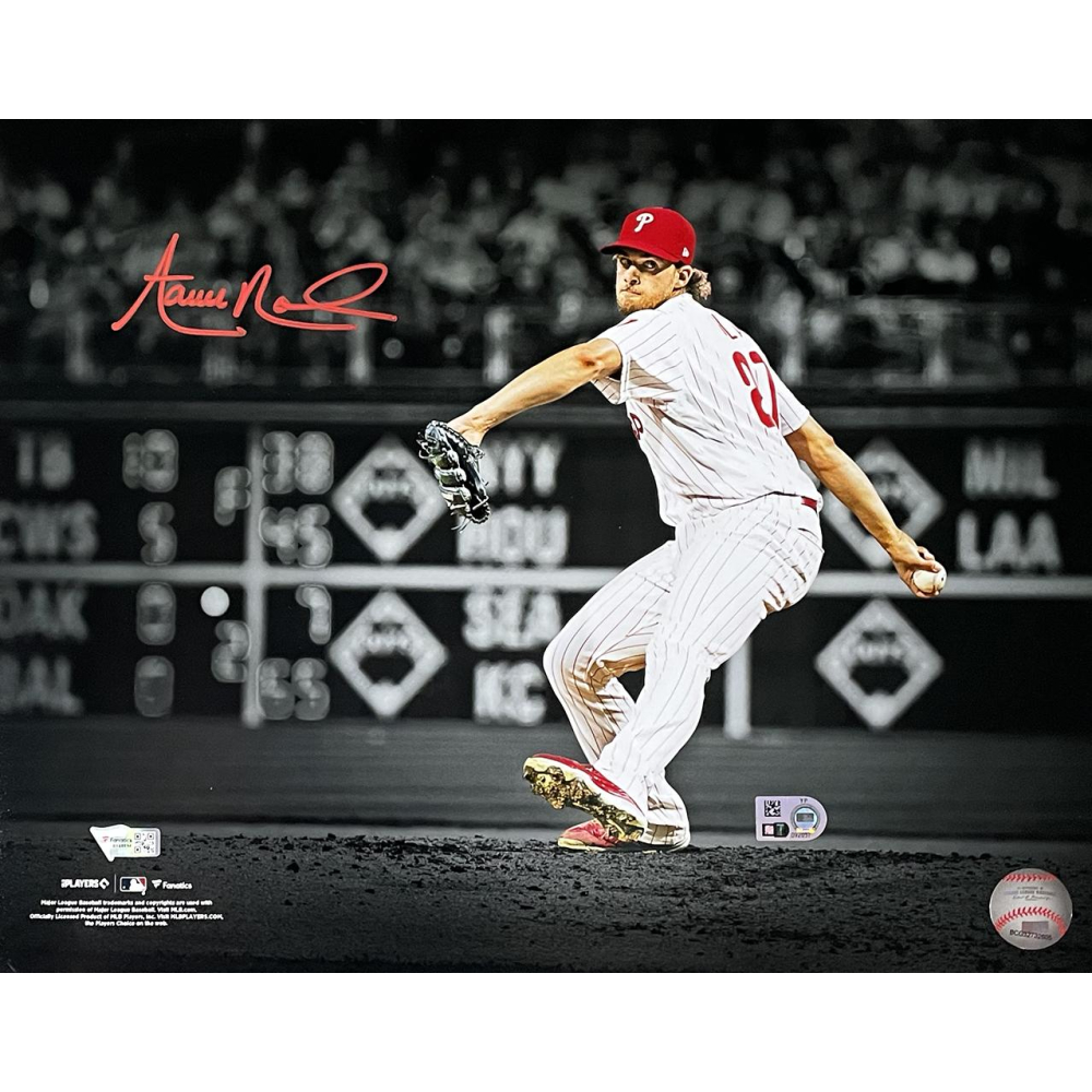 Aaron Nola Signed Phillies 11x14 Photo (Fanatics) | Pristine Auction