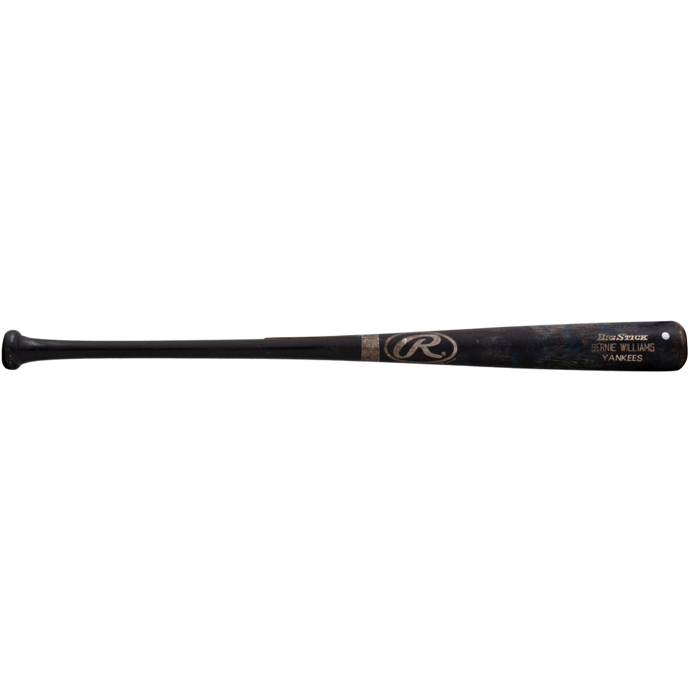 Bernie Williams Game-Used Rawlings Baseball Bat (Steiner) | Pristine ...