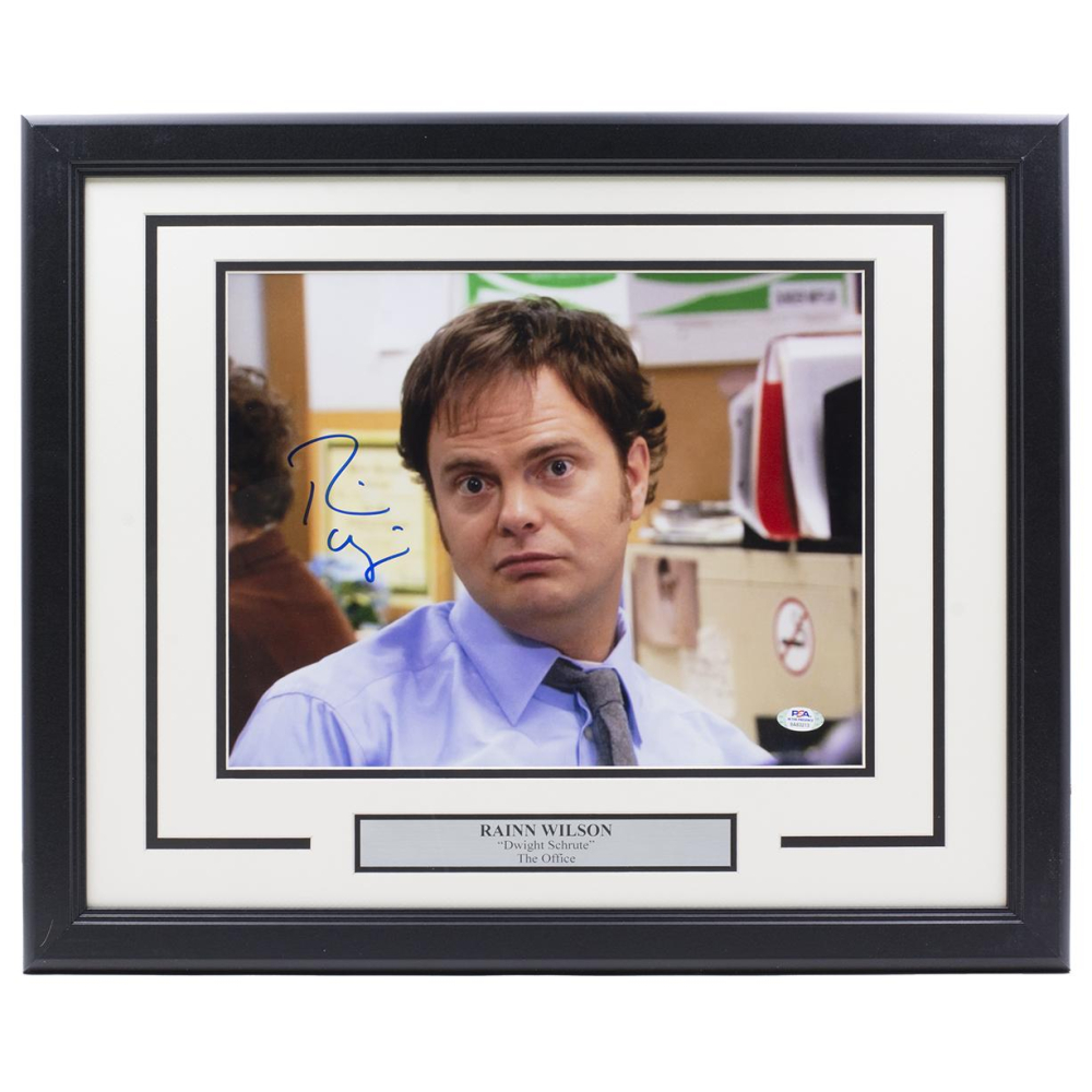 Rainn Wilson Signed "The Office" Custom Framed Photo Display (PSA ...