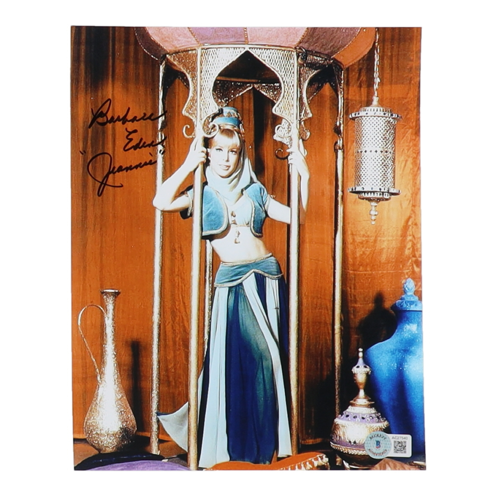 Barbara Eden Signed "I Dream of Jeannie" 8x10 Photo Inscribed "Jeannie" (Beckett) | Pristine Auction