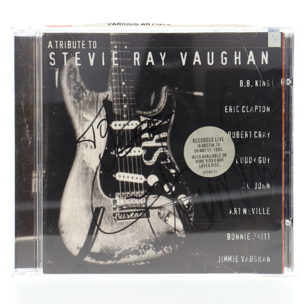 Jimmie Vaughan Signed "A Tribute To Stevie Ray Vaughan" CD Album ...