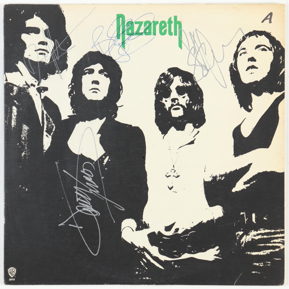 Nazareth Vinyl Record Album Band -Signed by (4) with Dan McCafferty ...