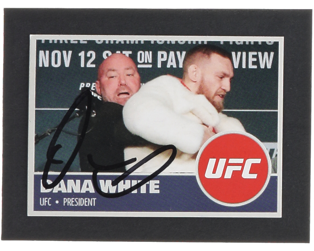 Dana White Signed Custom Trading Card (Beckett) | Pristine Auction