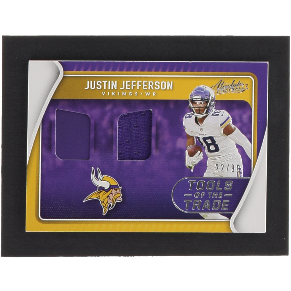Justin Jefferson 2021 Absolute Tools of the Trade Dual Materials #42 ...
