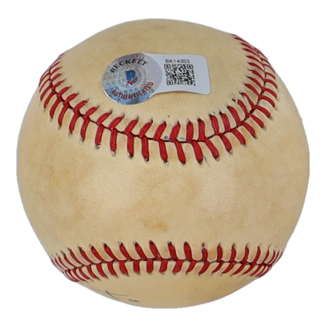 Ray Sadecki Signed ONL Baseball Inscribed "Best Wishes" (Beckett ...