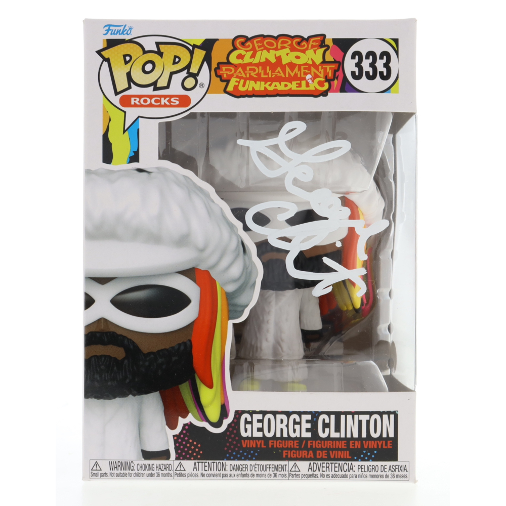 George Clinton Signed "George Clinton Parliament-Funkadelic" #333 Funko ...