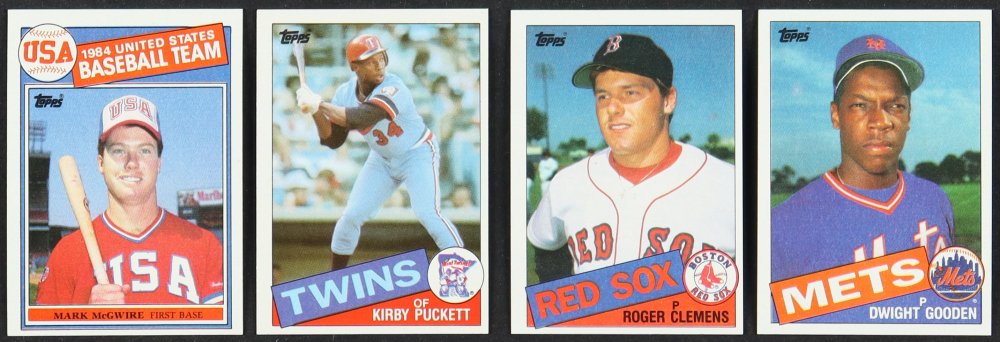 1985 Topps Complete Set of (792) Baseball Cards with Mark McGwire #401 ...