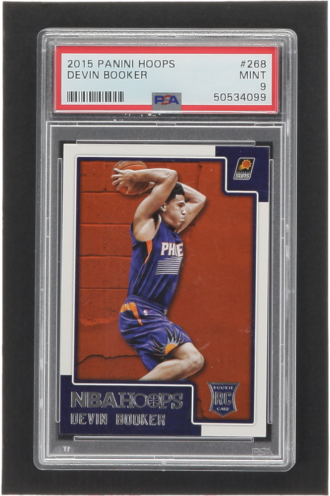 Devin Booker 2015-16 Hoops #268 RC (PSA 9) | Pristine Auction