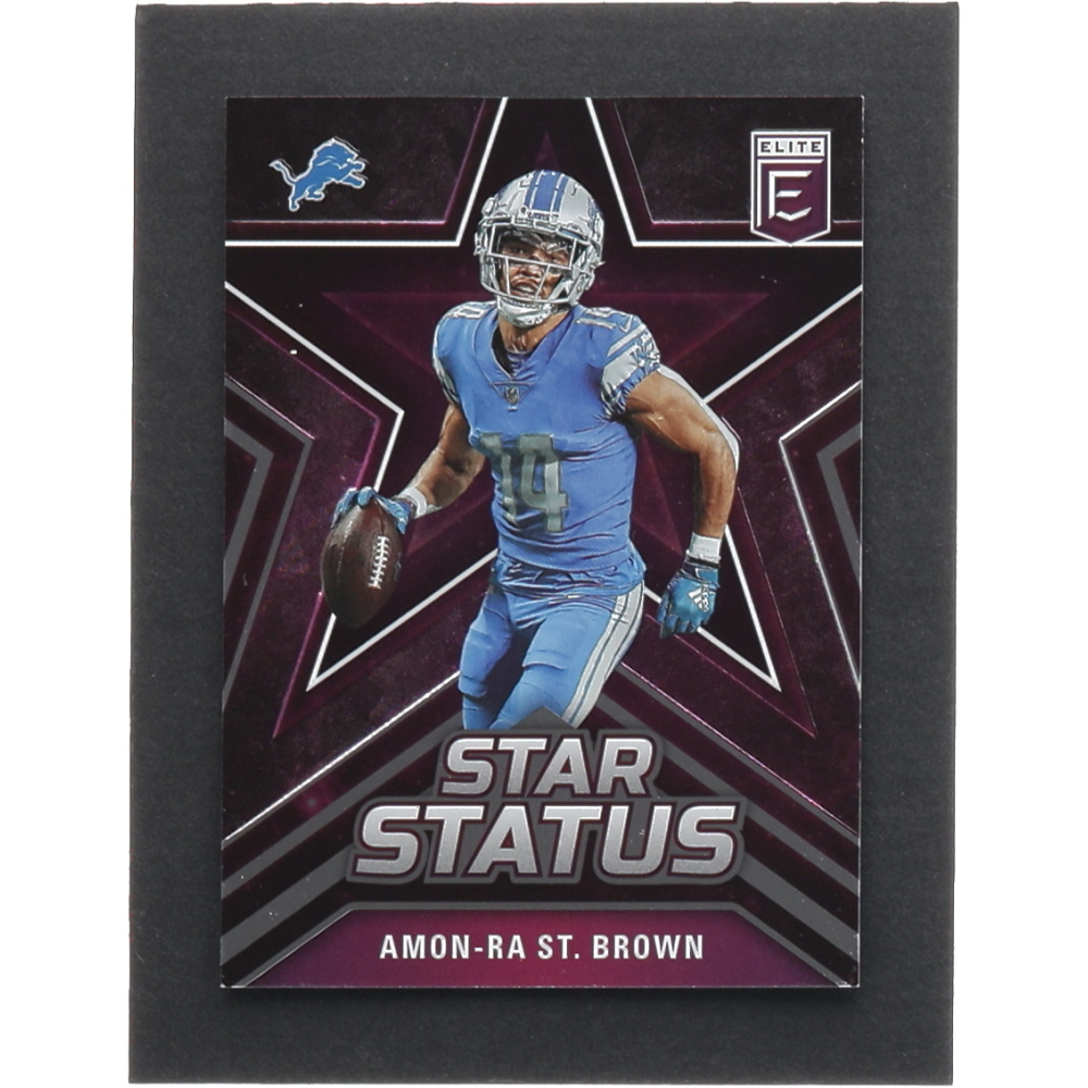 Amon-Ra St. Brown 2023 Elite Star Status #10 #017/349 | Pristine Auction